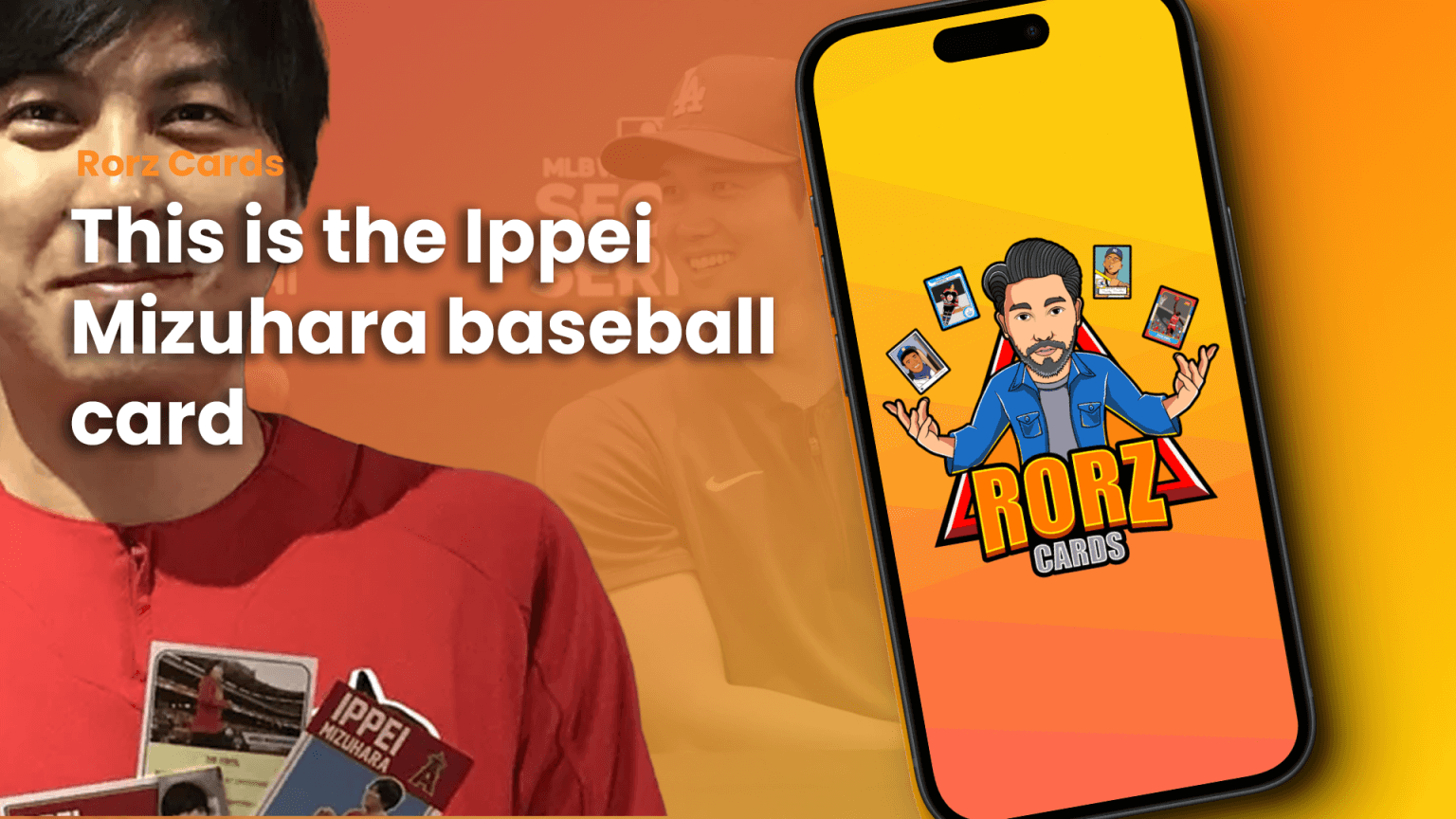 This is the Ippei Mizuhara baseball card - Rorz Cards