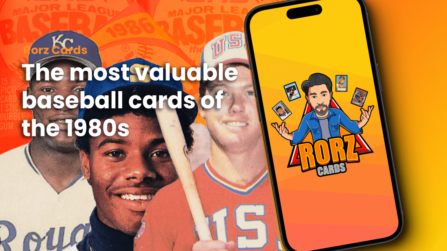 The Most Valuable Baseball Cards Of The 1980s - Rorz Cards
