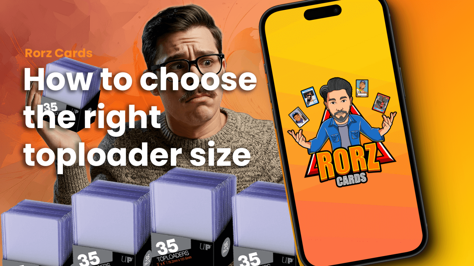 How to Choose the Right Toploader Size for your Sports Cards - Rorz Cards