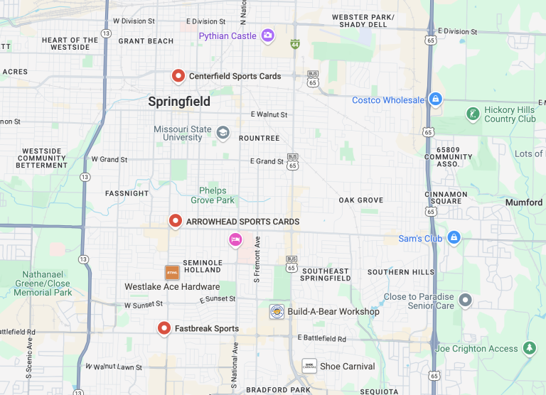 The best sports card shops in Springfield, Missouri - Rorz Cards